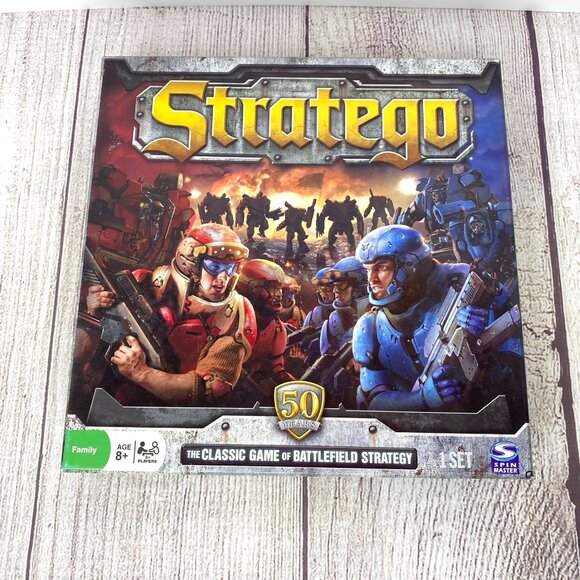 Spin Master | Games | Stratego Classic Battlefield Strategy Board Game ...
